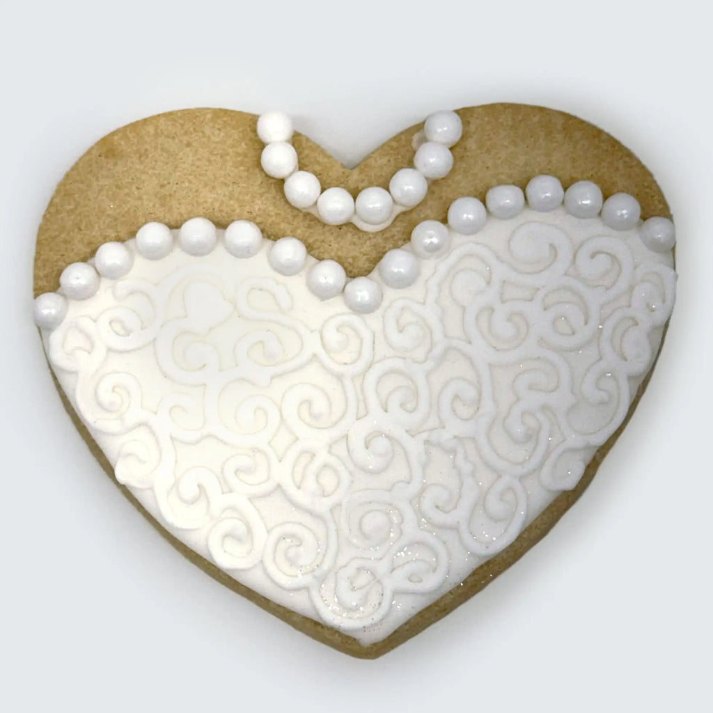Dress Heart Cookie